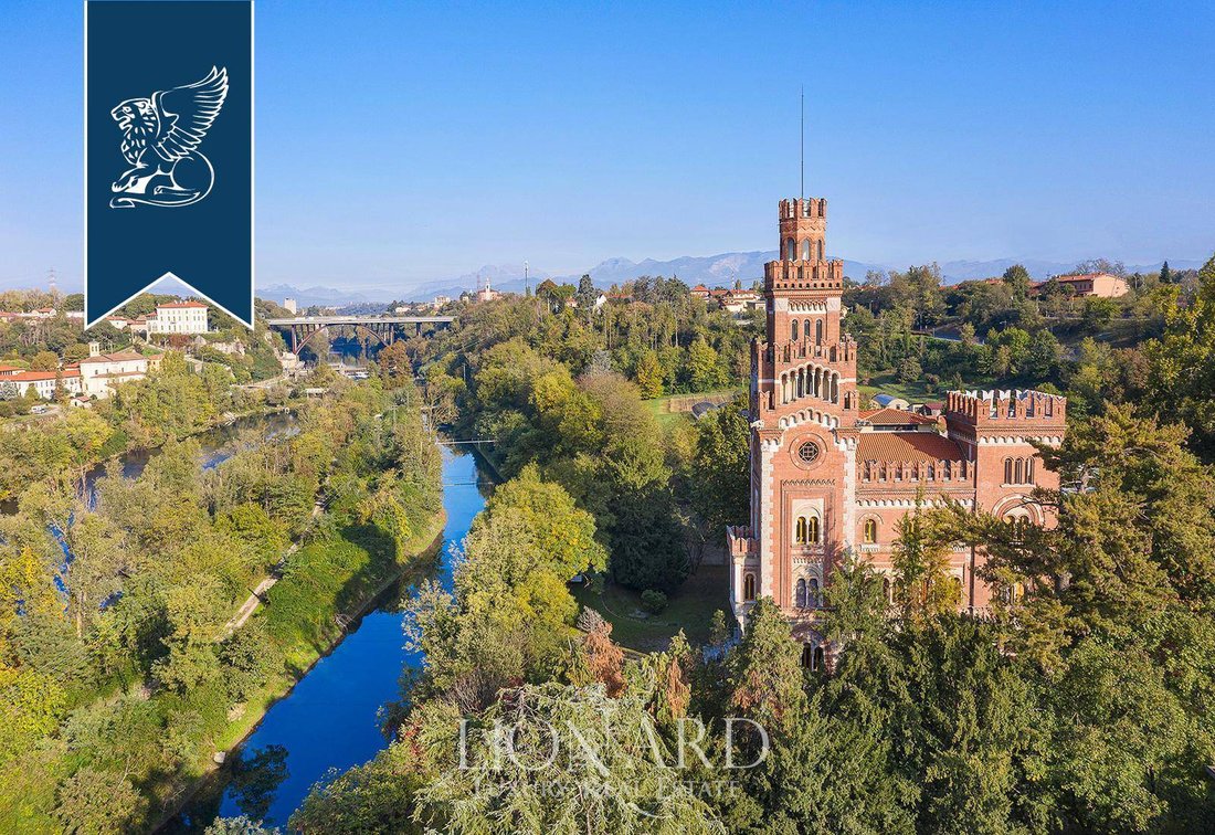 Wonderful Castle Of The Late 1800s In Crespi In Brembate, Lombardy ...