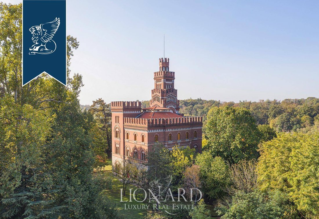 Wonderful Castle Of The Late 1800s In Crespi In Brembate, Lombardy ...