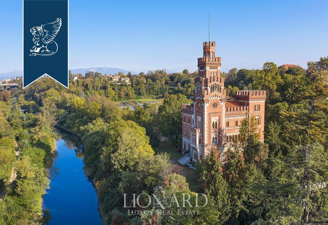 Wonderful Castle Of The Late 1800s In Crespi In Brembate, Lombardy ...