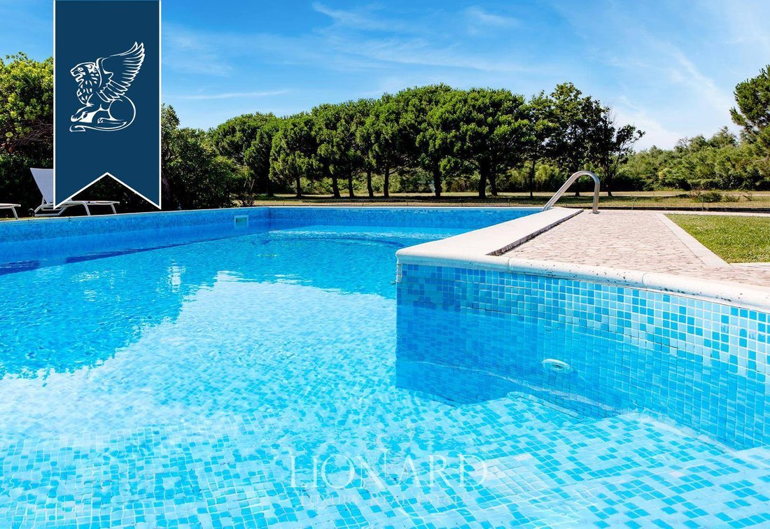 Waterfront Villa On The Idyllic Green Island In Isola Albarella, Veneto ...