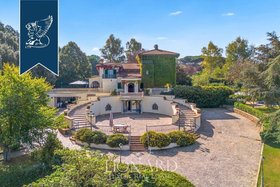Luxury Villa With A Pool On The Exclusive Hills Of Rome In Rome, Lazio ...