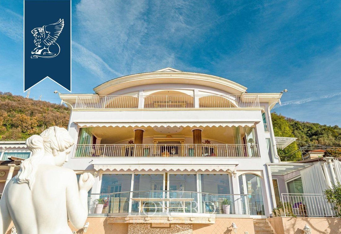 Rococò Country Villa With A View Of The Sea For Sale In Carrara ...