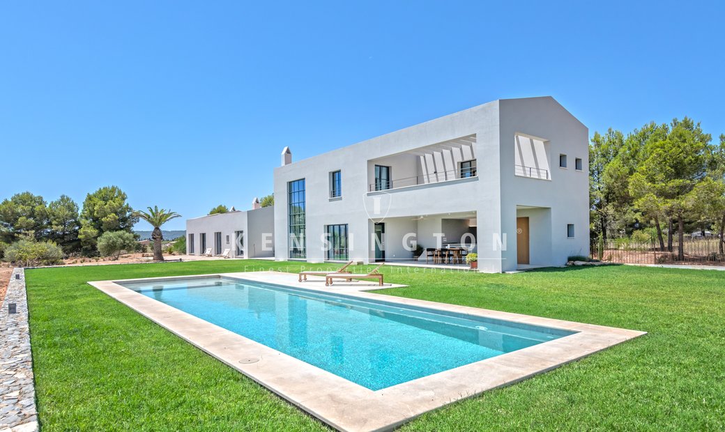 Newly Built Modern Finca Near In Santa Maria Del Cami, Balearic Islands ...