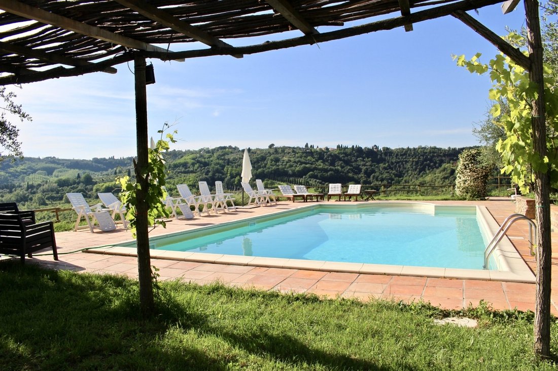 Farmhouse With Swimming Pool Stunning Panoramic Views In Palaia ...