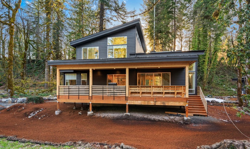 Exquisite Mascord Lodge Style Home In Mount Hood Village, Oregon ...