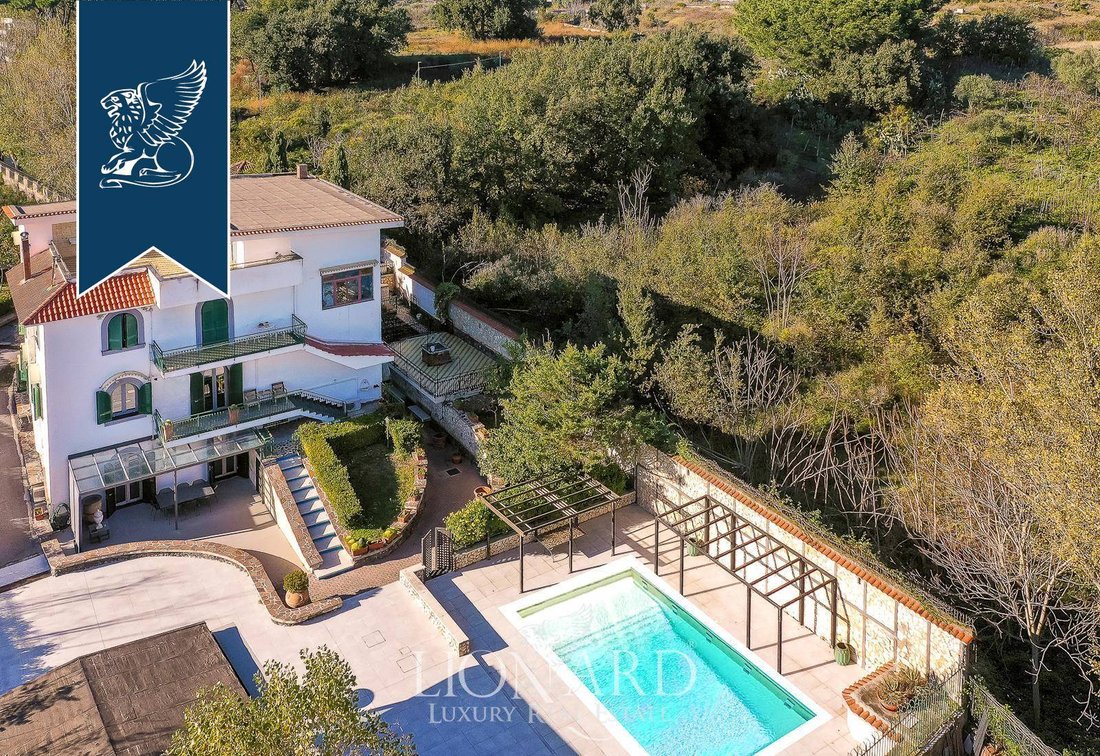 Luxury Villa In A Modern Design With A Pool For In Trecase, Campania ...