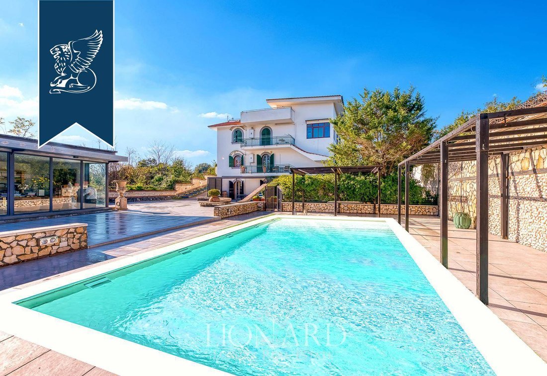 Luxury Villa In A Modern Design With A Pool For In Trecase, Campania ...