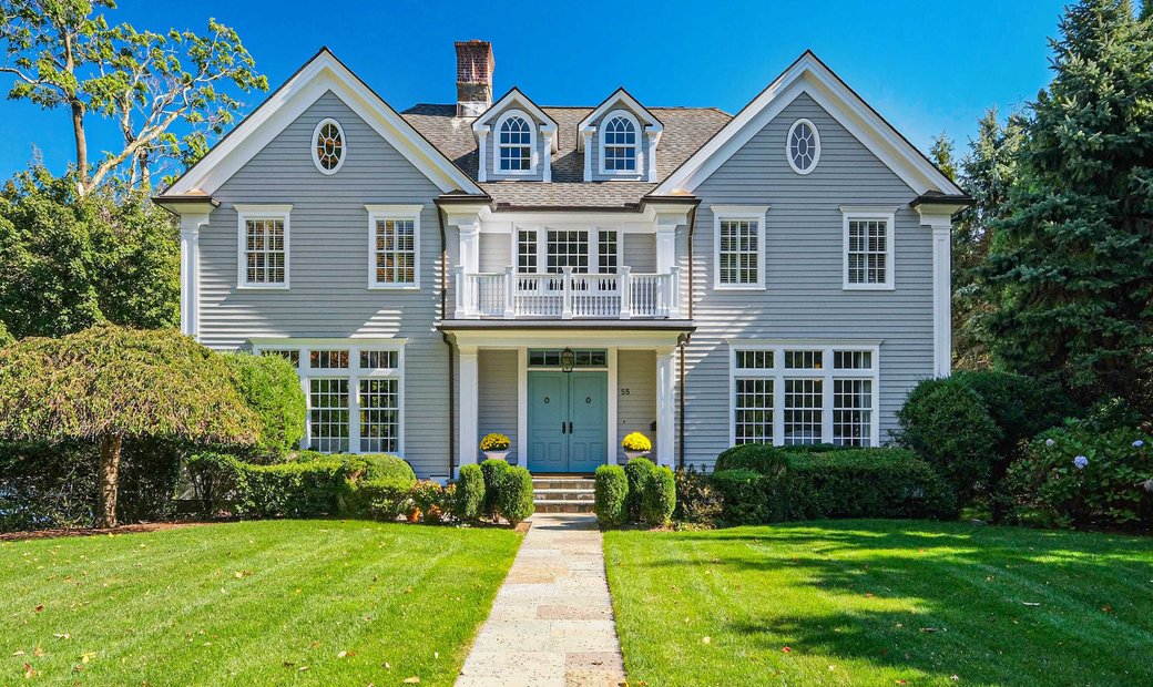 Utterly Striking Colonial That Takes Luxury To In Rye, New York, United ...
