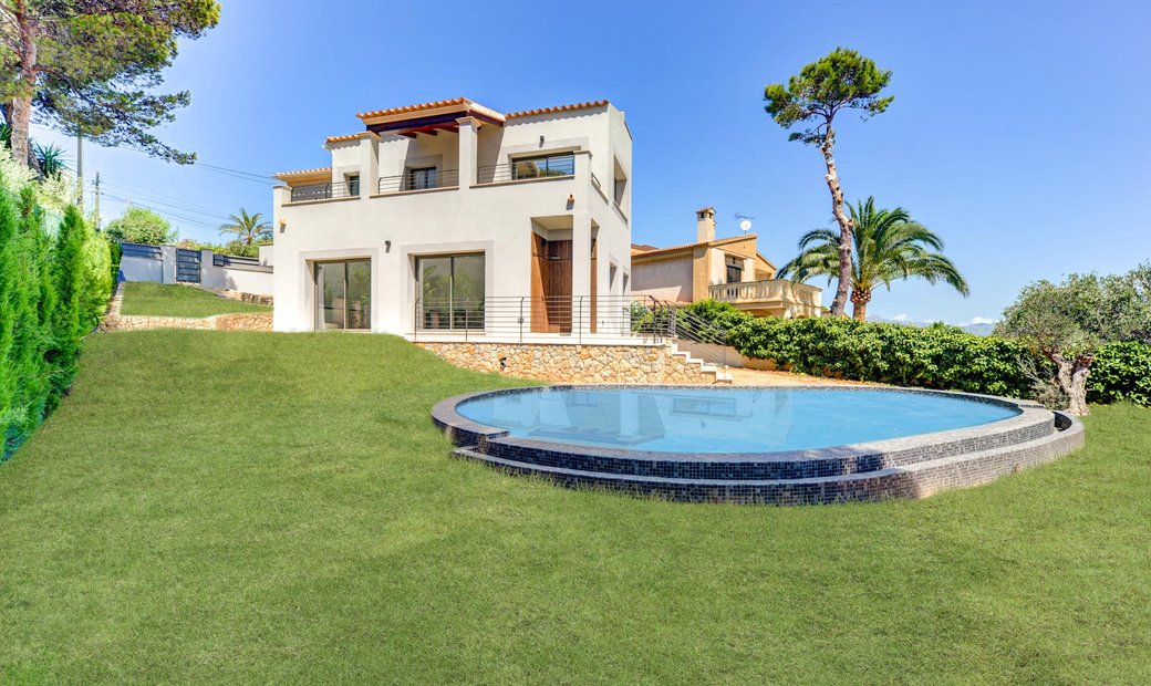 Newly Built Villa With Stunning Views Over In El Toro, Balearic Islands ...