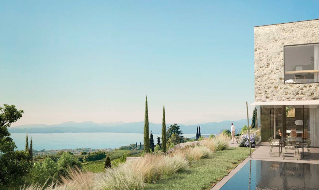 Villa 'Montis':Elegance And Panorama Over The Lake In Ceriel, Veneto ...