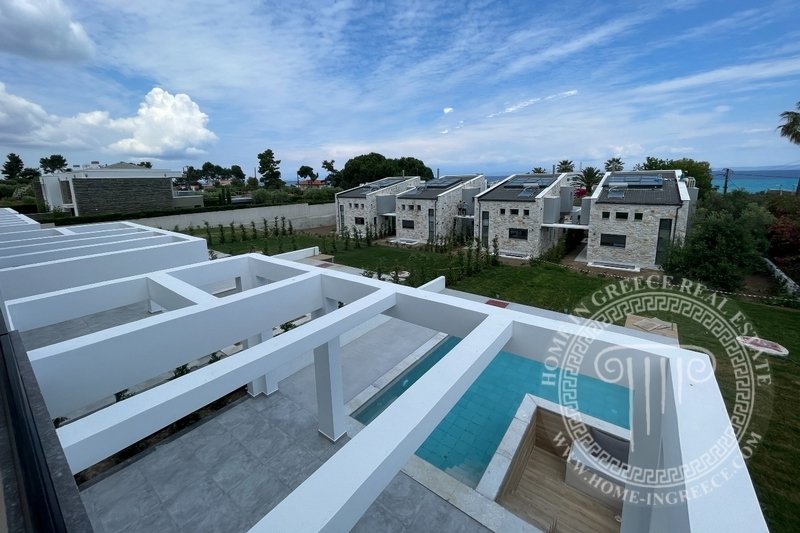 The New Complex (100m.) From The Sea With Private In Polychrono Beach ...