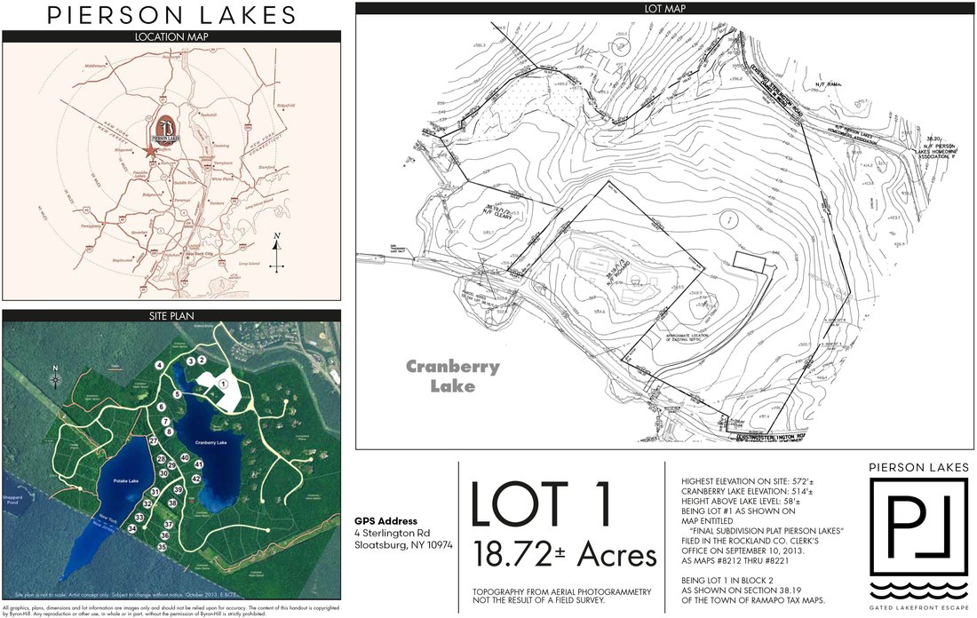 "Pierson Lakes 2.0 | Lot #1 | 18.72 In Sloatsburg, New York, United ...