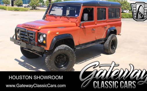 Orange Land Rover Defender for sale | JamesEdition