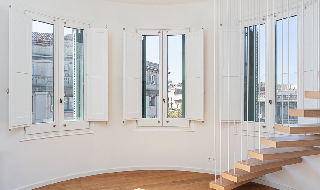 Luxury Penthouse With Private Tower In Eixample, Barcelona, Spain For ...