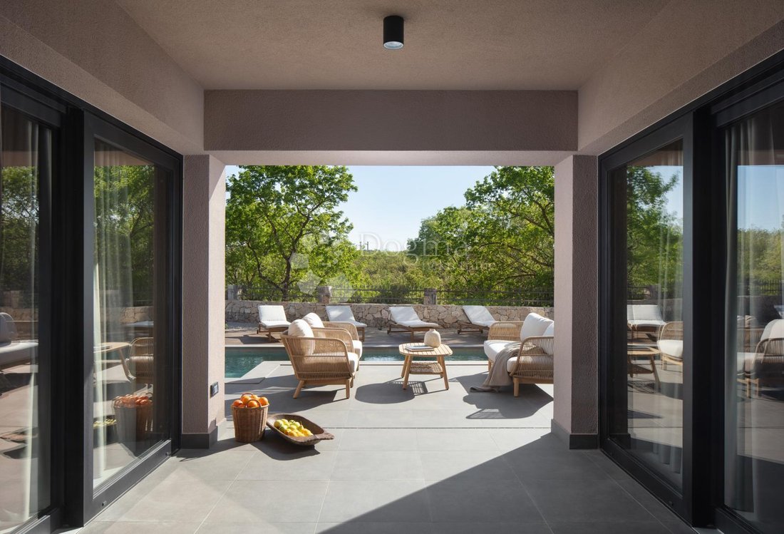 Luxury Villa With Pool In Cedar Hill, Primorje Gorski Kotar County ...