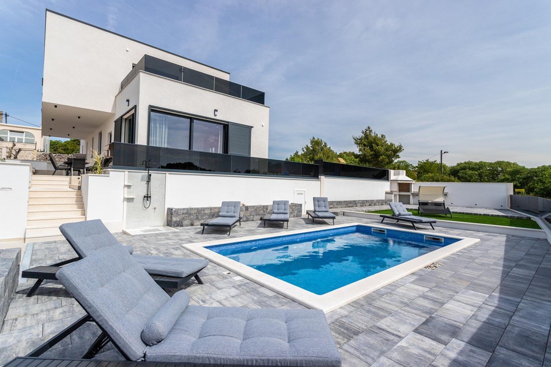 Seget, A Contemporary Villa With In Seget Donji, Split Dalmatia County ...