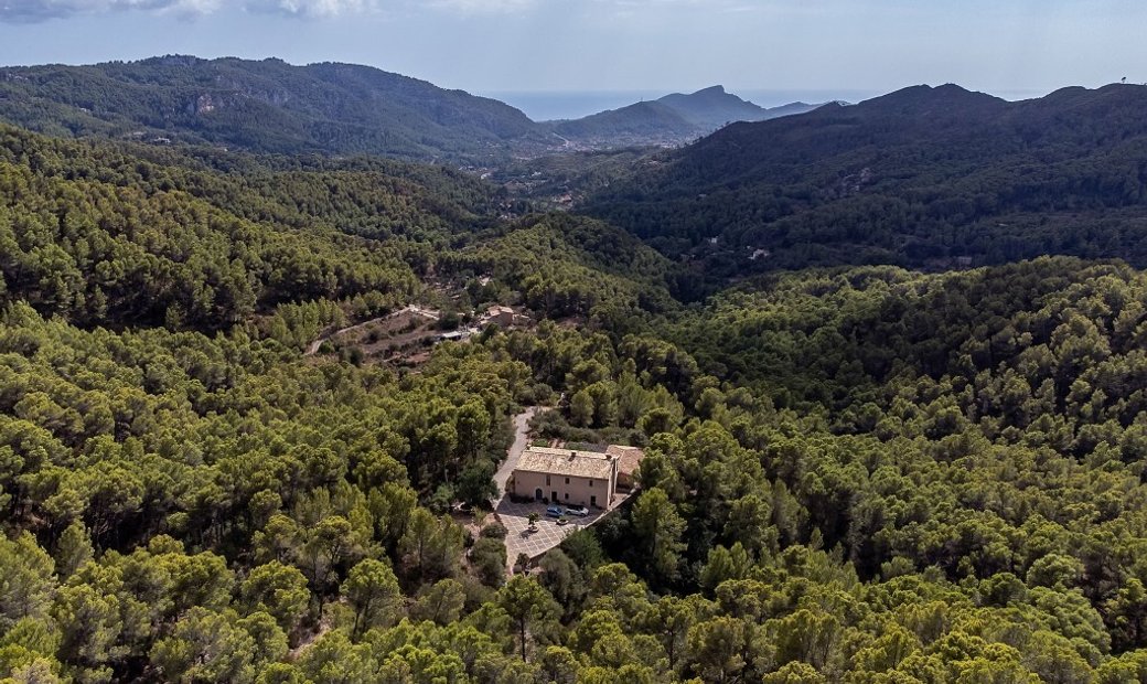 Traditional Finca With Mountain And Sea In Andratx, Balearic Islands ...