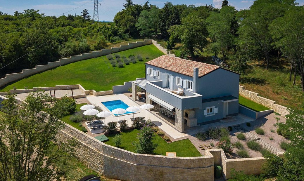 Labin, šumber, Detached House With A Swimming In Labin, Istria County ...