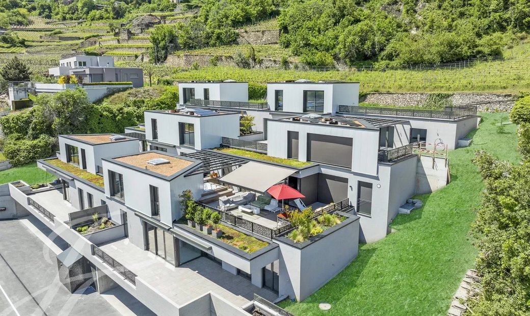 Magnificent Duplex Project In Gravelone, Sion In Sion, Valais ...