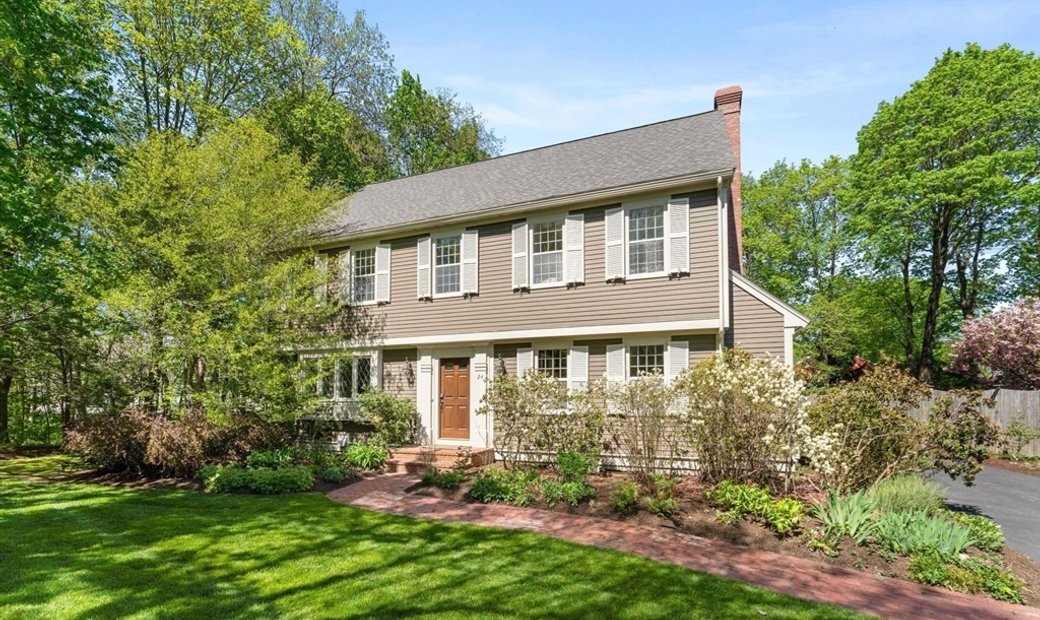 Picture Perfect Colonial Home In Wellesley, Massachusetts, United ...