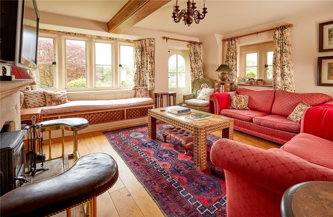 Haus, Bibury, Cirencester, In Bibury, England, Vereinigtes Königreich ...