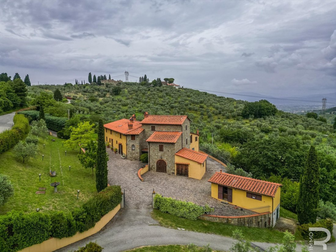 Renovated Rustico With A View Of Florence In Artimino, Tuscany, Italy ...