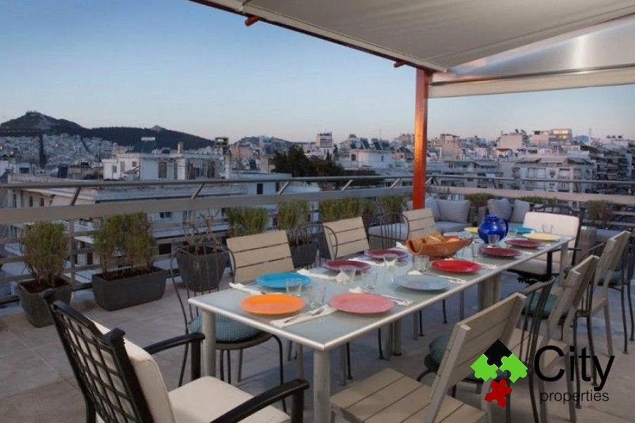 Luxurious Renovated Duplex Penthouse In Pagrati With In Athens, Greece ...