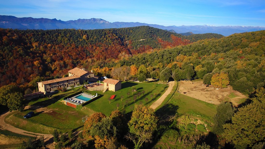 La Finca Más Espectacular De La Garrotxa, Girona, Con En Olot, Cataluña ...