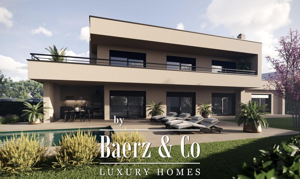 Poreč, Modern Luxury Villa With Panoramic In Baderna, Istria County ...