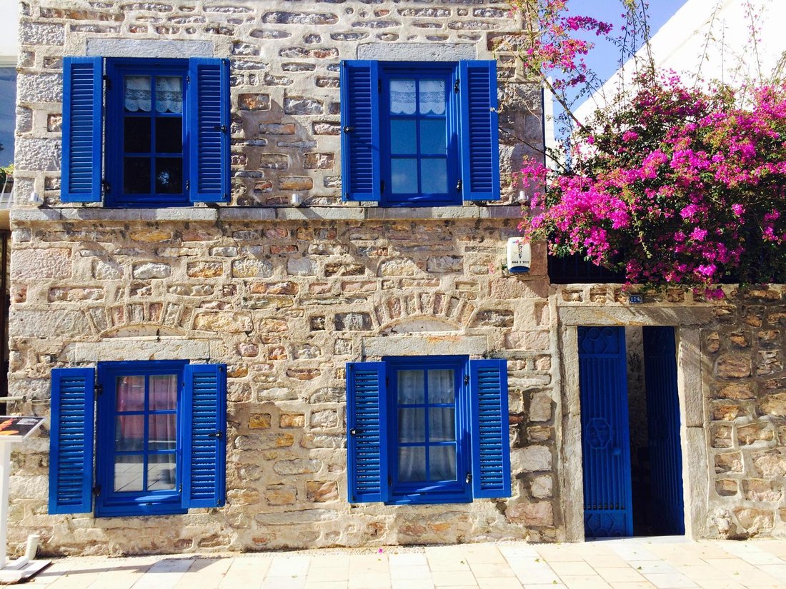 A One Of A Kind Traditional Stone Beach Front House In In Bodrum, Muğla ...