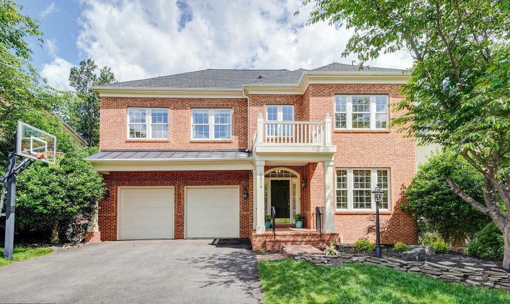 Stately Brick Front Colonial In Highly In Leesburg, Virginia, United ...