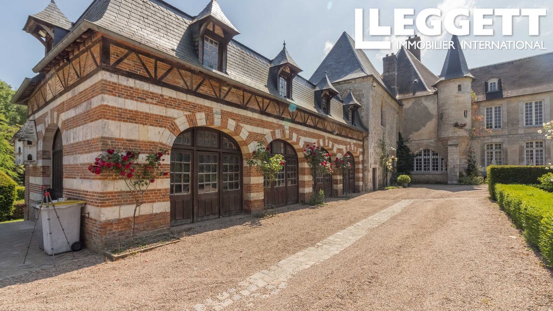 Magnificent 15th Century Castle Built In The In Pont Audemer, Normandy ...