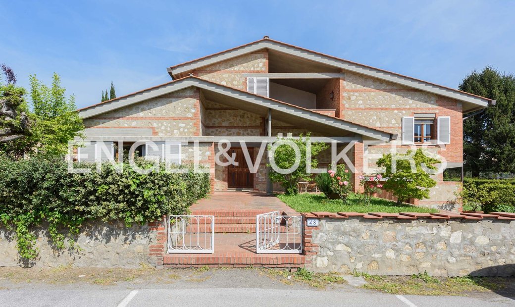 Villa With Fine Architectural Lines In Cascine Di Buti, Tuscany, Italy ...