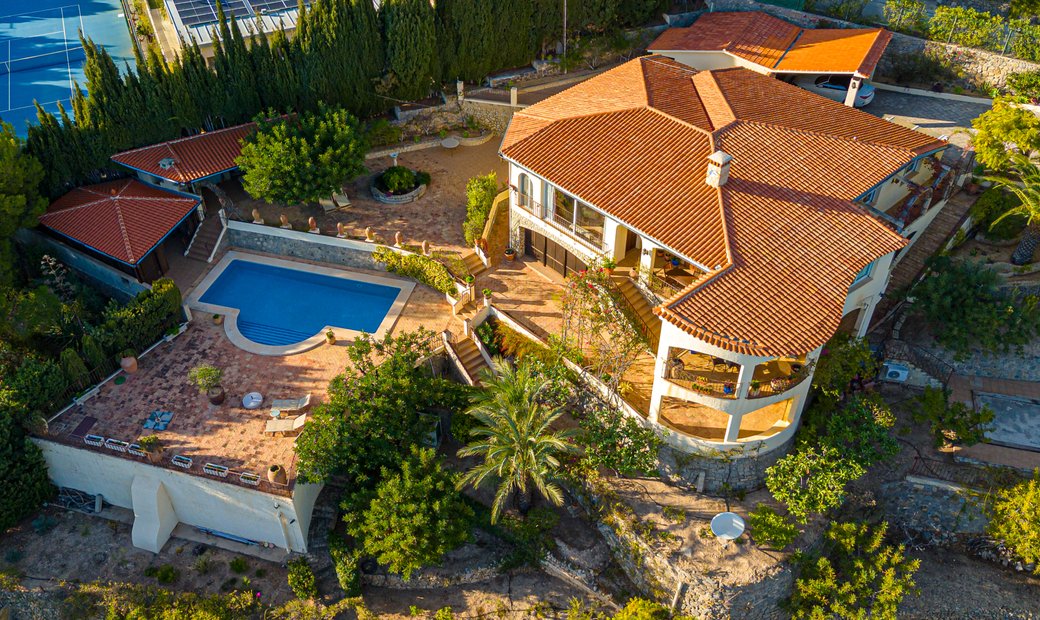 Beautiful Mediterranean Villa With Sea In Altea, Valencian Community ...