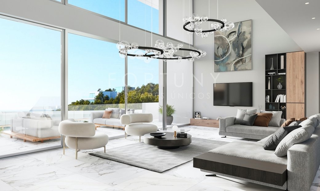 A Smart Villa Of Modern Design, A Large Garden In Benahavís, Andalusia ...