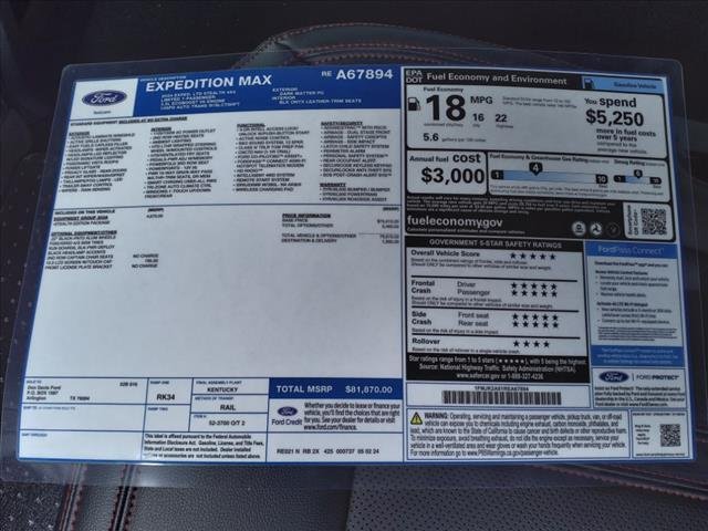 2024 Ford Expedition In Arlington, Tx, United States For Sale (14292996)