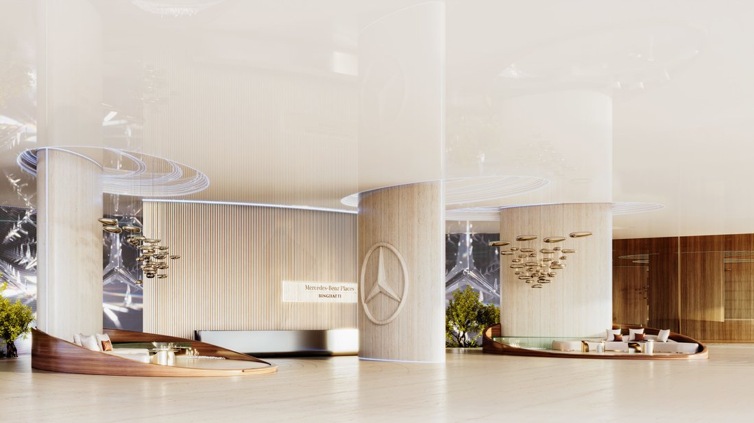 The Only Mercedes Benz Residence In The In Dubai, Dubai, United Arab ...
