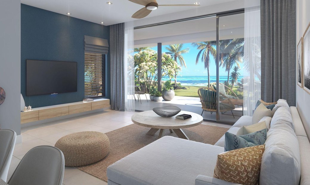 Endless Turquoise Lagoon In Mauritius For Sale (14350774)