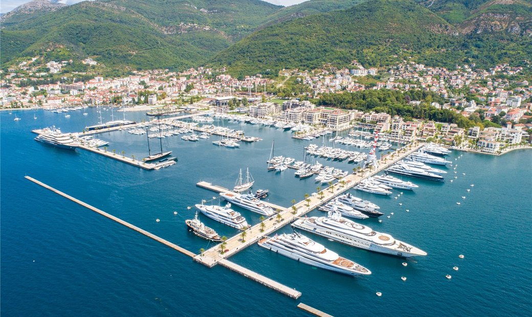 Synchro Yards, Porto Montenegro, In Tivat, Tivat Municipality ...
