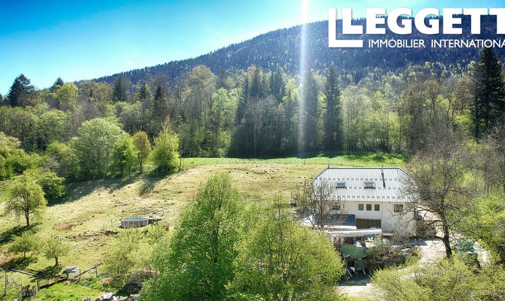 Secluded Bauges Residence And In Le Noyer, Auvergne Rhône Alpes, France ...