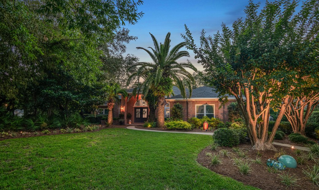 One Level Brick Home With Three Car Garage In In Destin, Florida ...