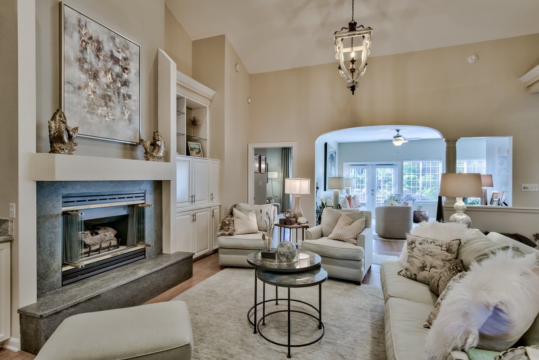 One Level Brick Home With Three Car Garage In In Destin, Florida ...