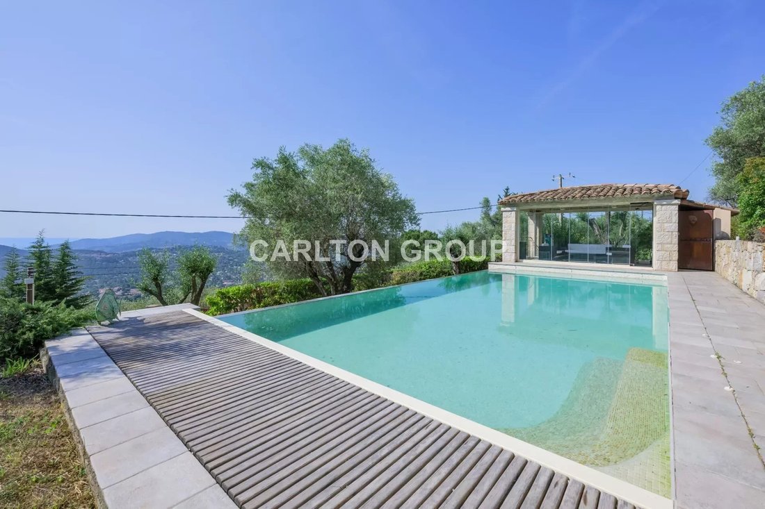 Stone Villa With Panoramic View In Cabris, Provence Alpes Côte D'azur ...