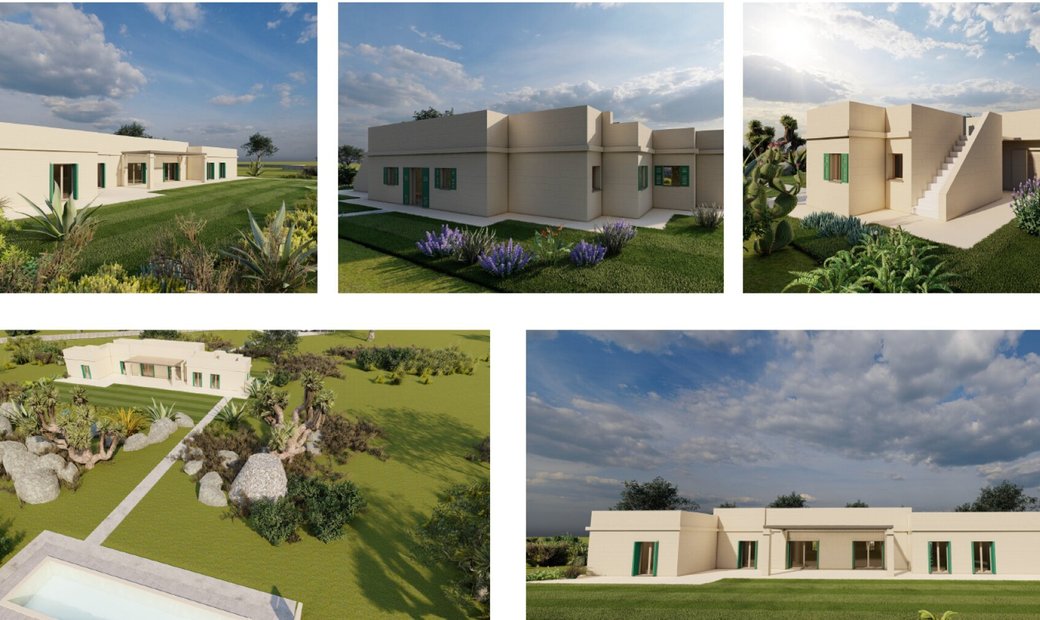 Sea View Land With Project For Villa With Pool And In Salve, Apulia ...