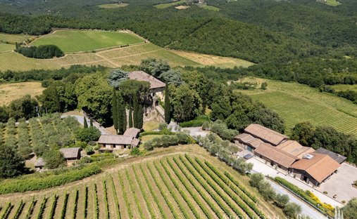 Luxury hilltop farm ranches for sale in Radda in Chianti, Tuscany ...