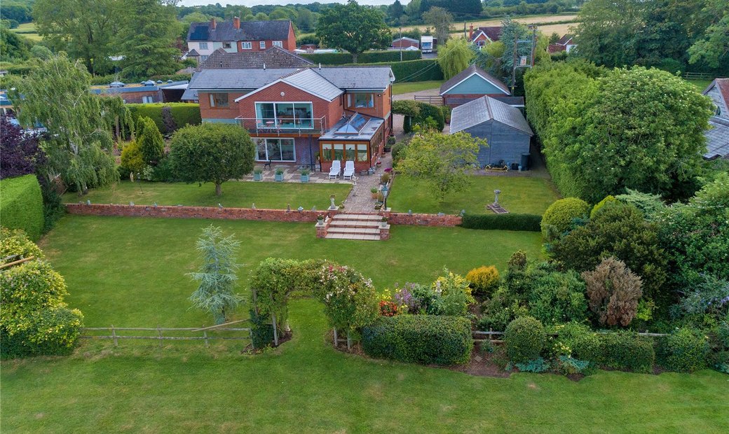 Haus, North Piddle, In North Piddle, England, Vereinigtes Königreich Zu ...