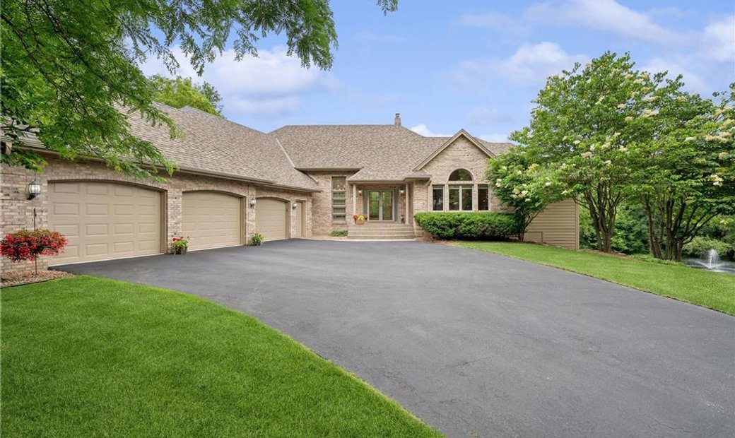 Walk Out Rambler Set In An Executive In Wayzata, Minnesota, United ...