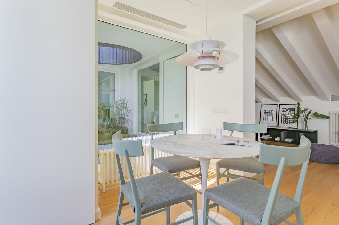 Luxury Penthouse With Private Tower In Eixample, Barcelona, Spain For ...