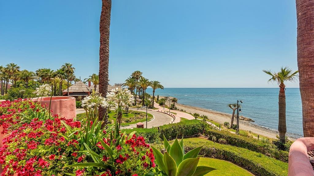 Frontline Apartment In Cabo Bermejo In Estepona, Andalusia, Spain For ...