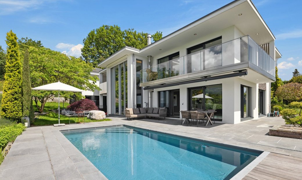 Contemporary Villa Technology & In Genolier, Vaud, Switzerland For Sale ...